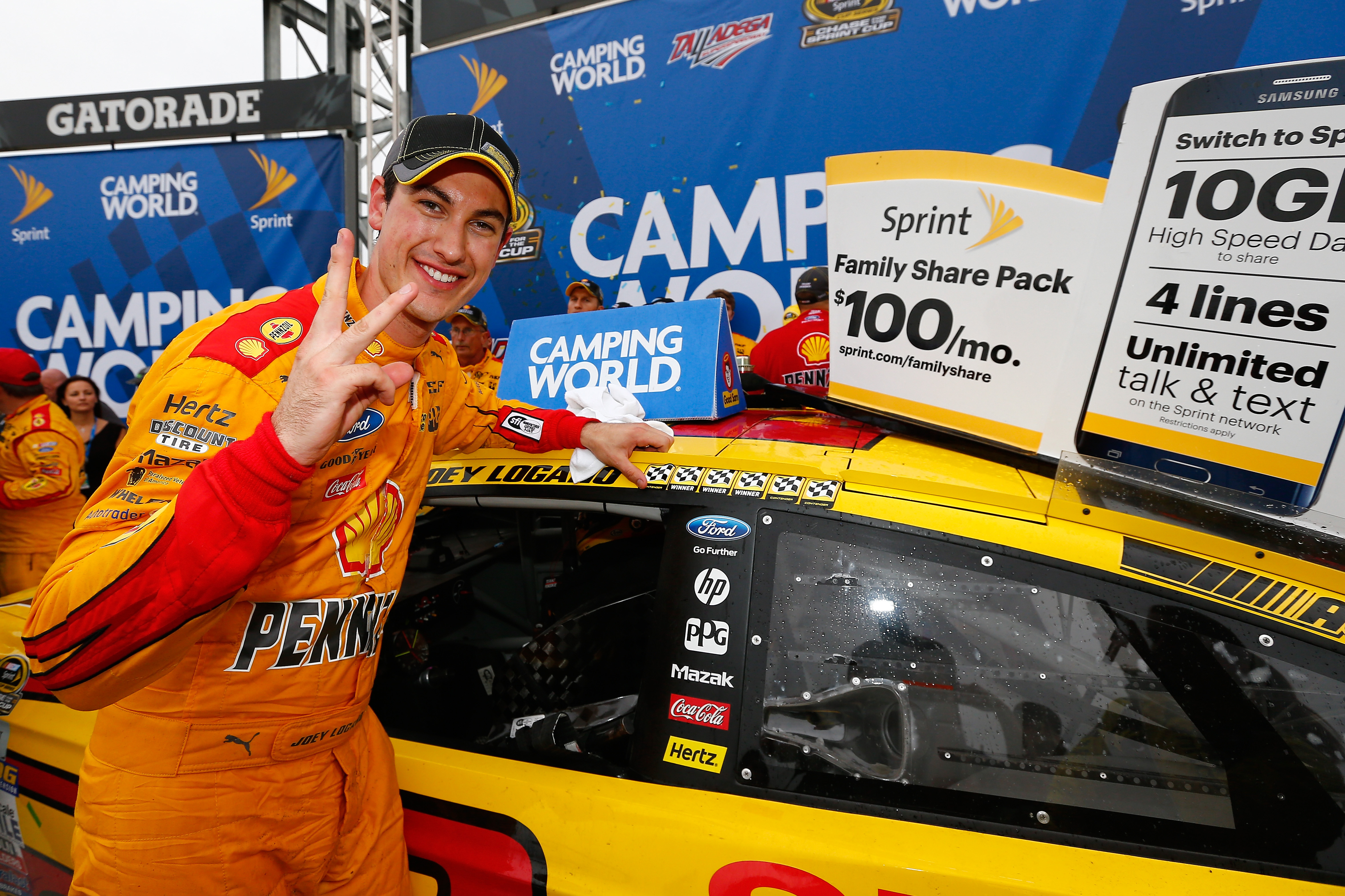 Logano Sweeps NASCAR Contender Round in Strange Talladega Conclusion ...