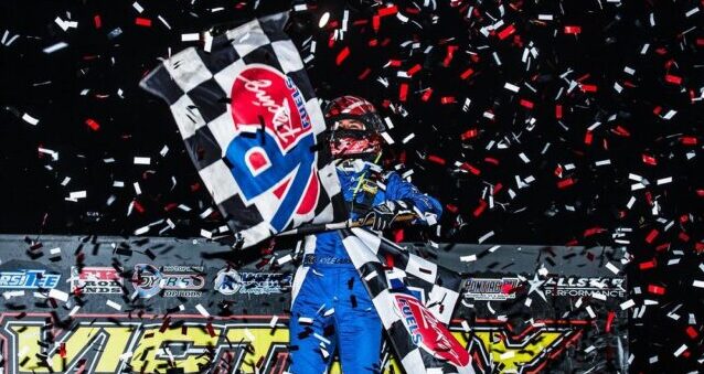 Kyle Larson Races to First World of Outlaws Morton Buildings Late ...